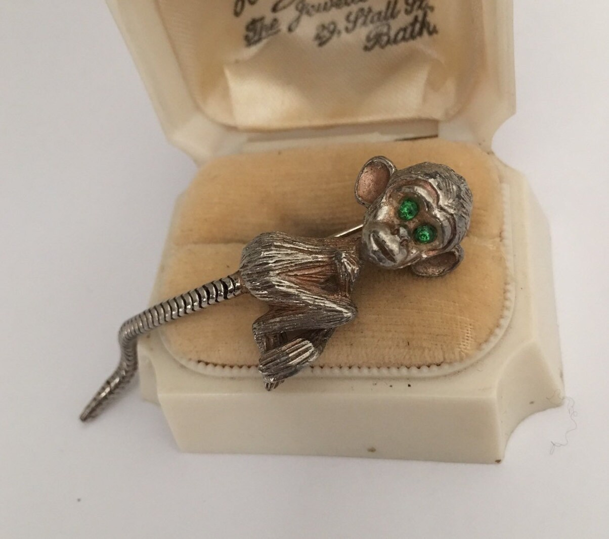 Vintage Monkey Brooch, Gold Monkey Brooch, Monkey pin, Monkey Jewellery ...