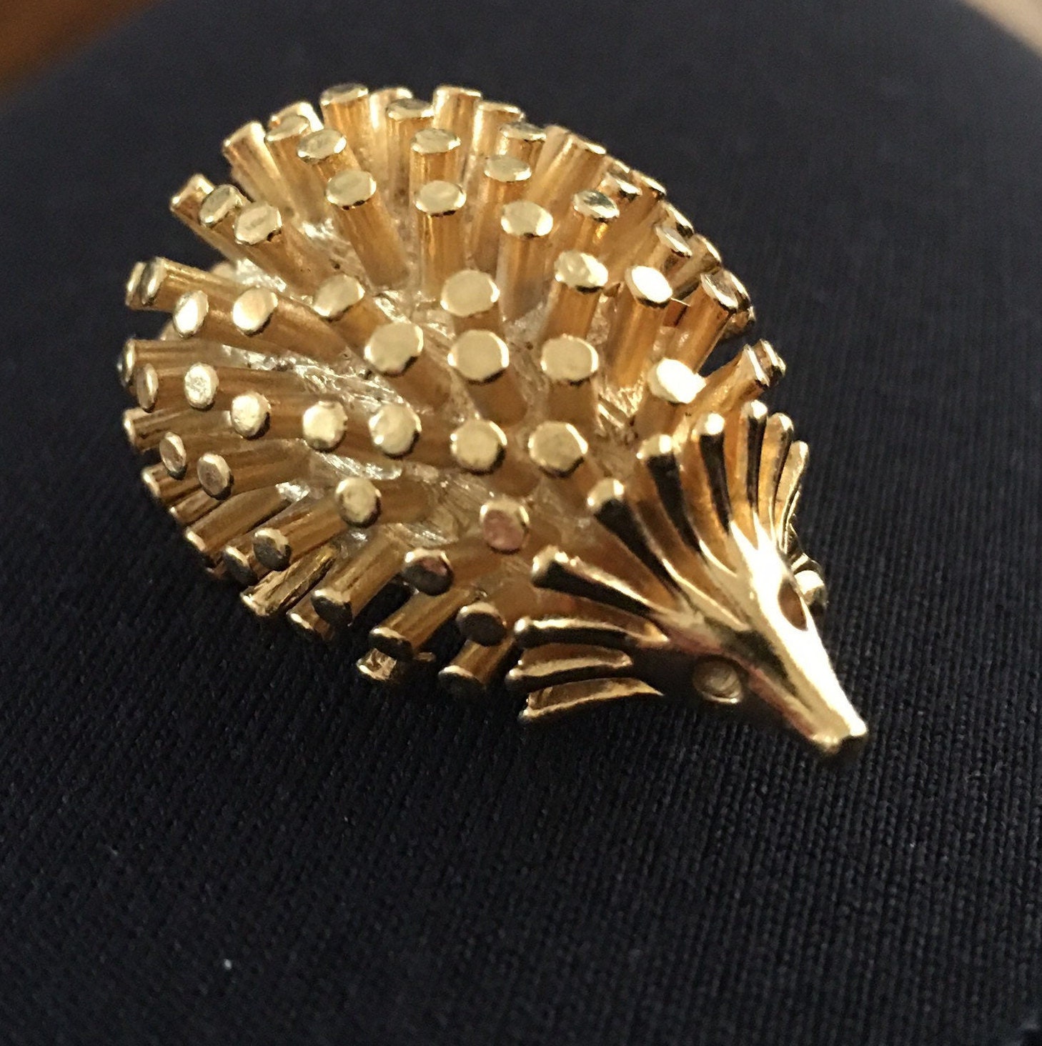 Vintage Hedgehog brooch Hedgehog brooch Hedgehog pin gold | Etsy