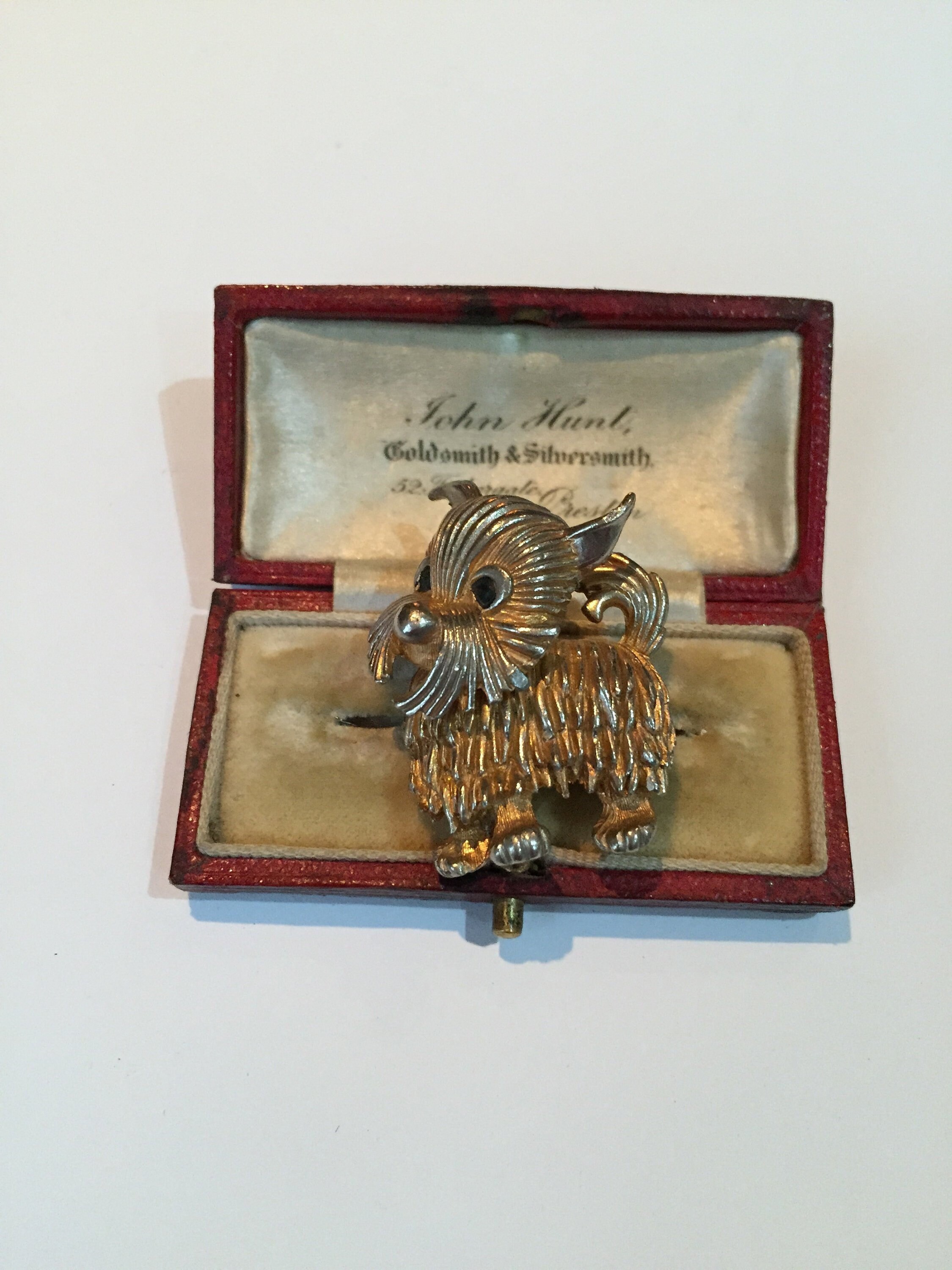 Vintage Dog Brooch, Dog Brooch, Vintage brooch, Dog jewellery, Dog ...