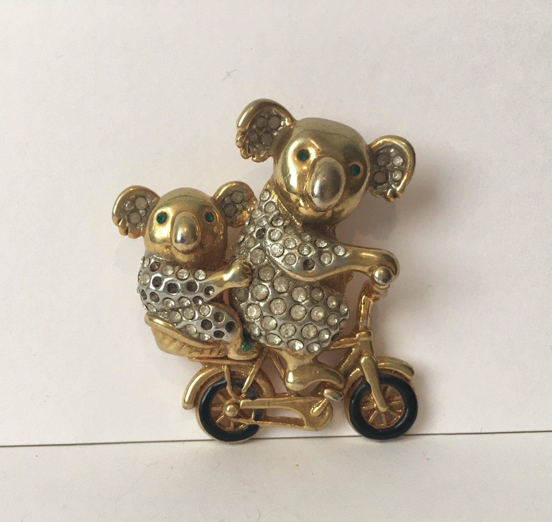 Vintage Koala Pin, Vintage Pin, Gold Koala Pin, Koala Pin, Koala Jewellery.