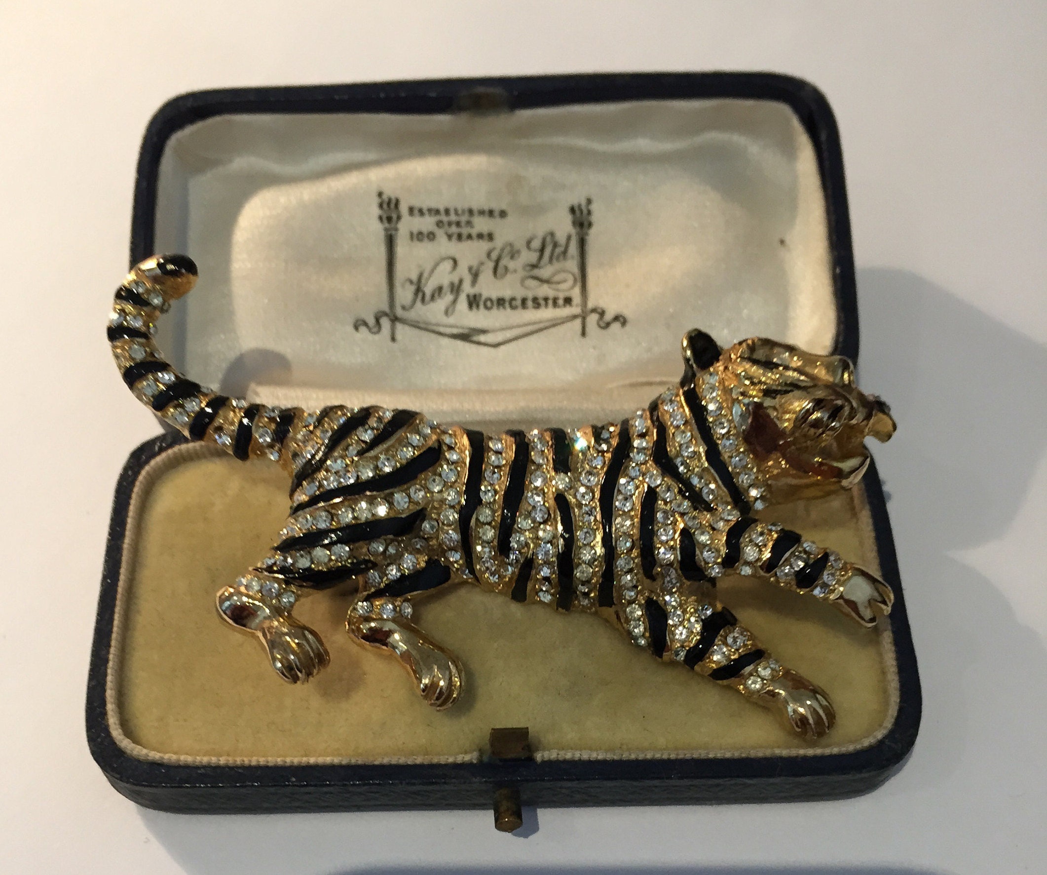 Vintage Tiger Brooch, Vintage Tiger brooch, Vintage Brooch, Tiger ...
