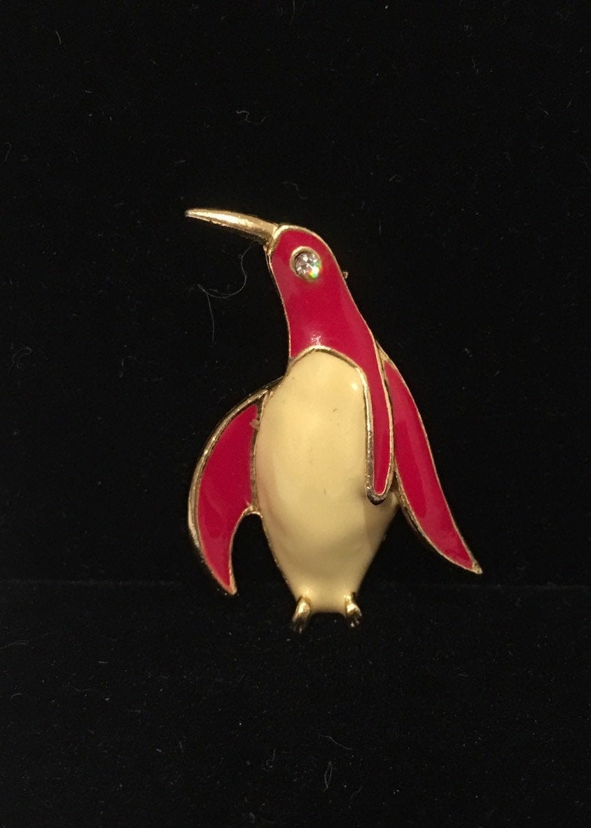 Vintage Penguin brooch, Penguin Brooch, Penguin Pin, Penguin Jewellery ...