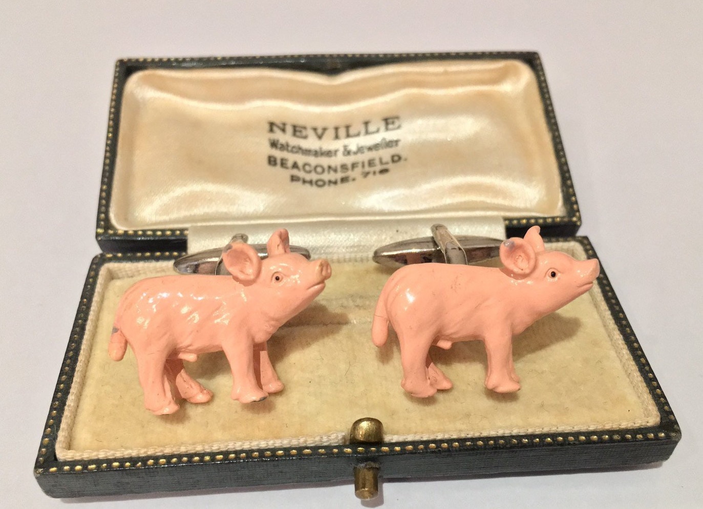 Vintage Pig Cufflinks, Vintage Pig cufflinks, Pig Jewellery, Pig, Pig ...
