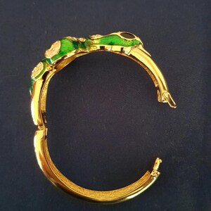 Vintage Christian Dior Snake Bracelet, Designer Snake Bangle, Vintage ...