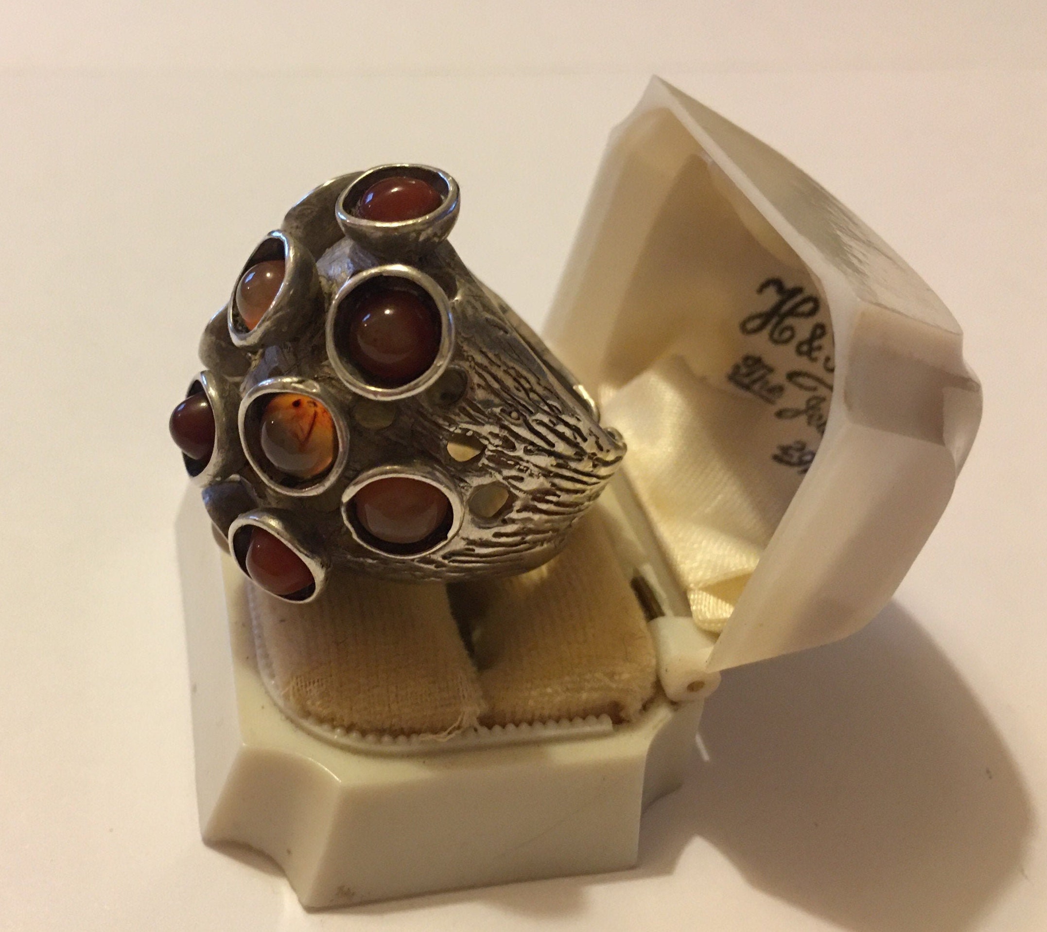 Vintage Brutalist Ring, Vintage silver ring, Brutalist Jewellery ...