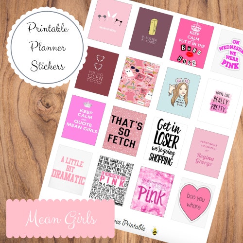 Mean Girls Cross Stitch Pattern Set | Etsy