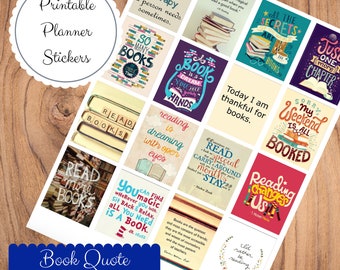 Book Quote Stickers | Etsy