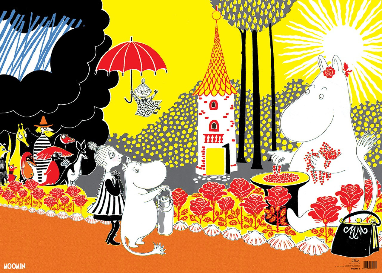Moomin Wrapping Paper: Officially Licensed, Recyclable (70cm X 50cm) - Etsy