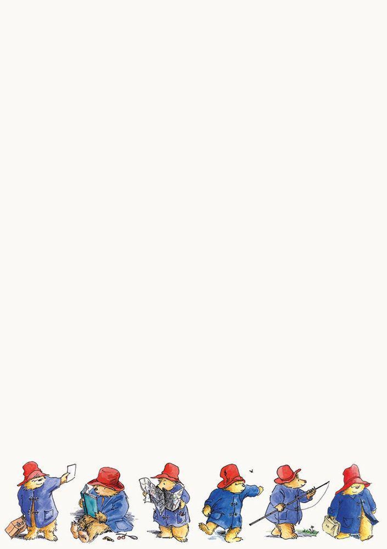 Paddington Bear - Writing Set - 10 Sheets of Writing Paper Plus 10 ...