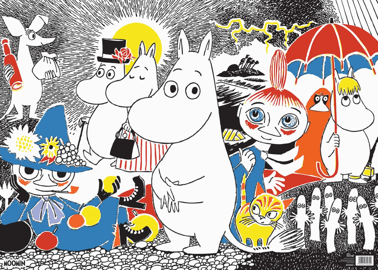 Moomin Wrapping Paper: Officially Licensed, Recyclable (70cm X 50cm ...