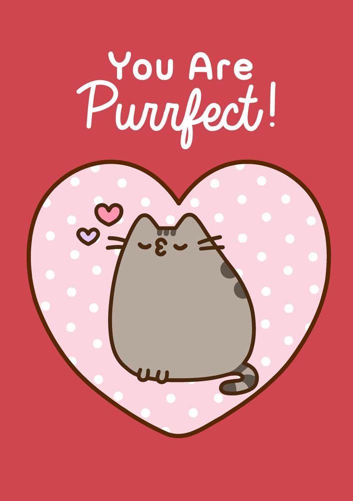 Pusheen the Cat - You Are Purrfect - Birthday / Valentine's / All ...