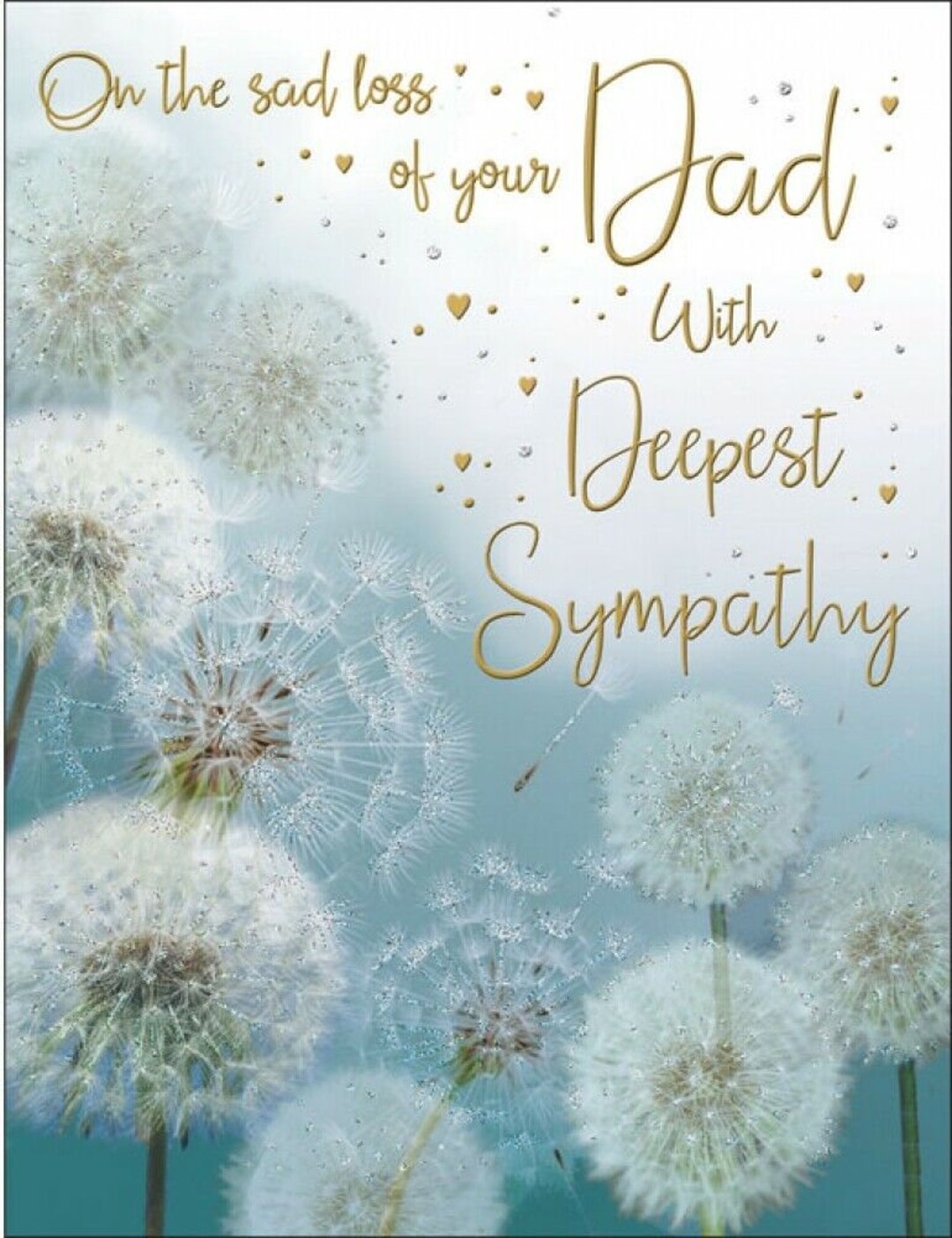 Sad Loss of Dad Sympathy Card Father - Etsy UK