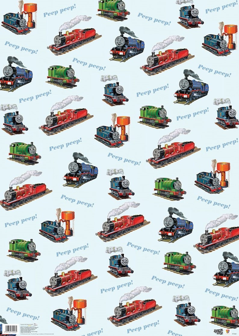 Thomas the Tank Engine 1 Folded Sheet Gift Wrap Wrapping Paper - Etsy ...