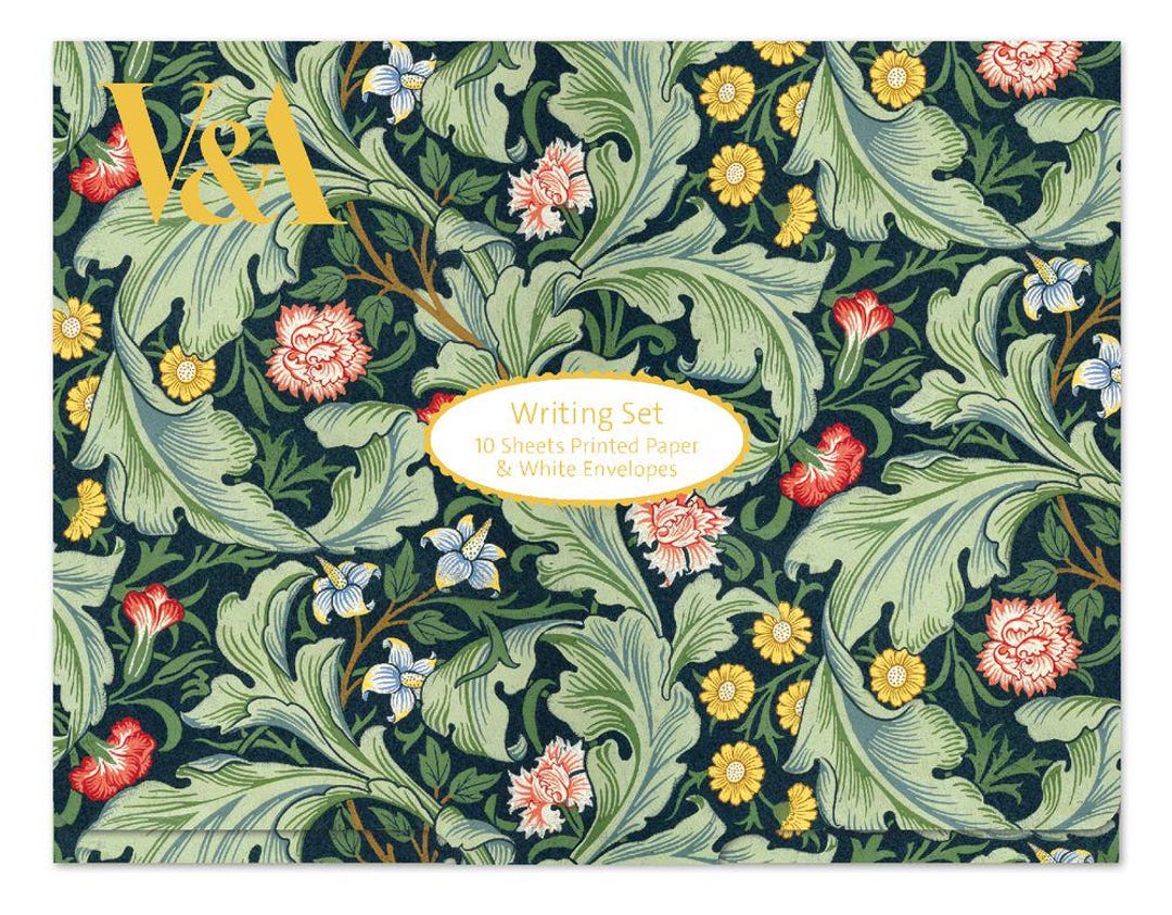 William Morris & Friends Writing Set: Leicester Wallpaper - 10 Sheets ...