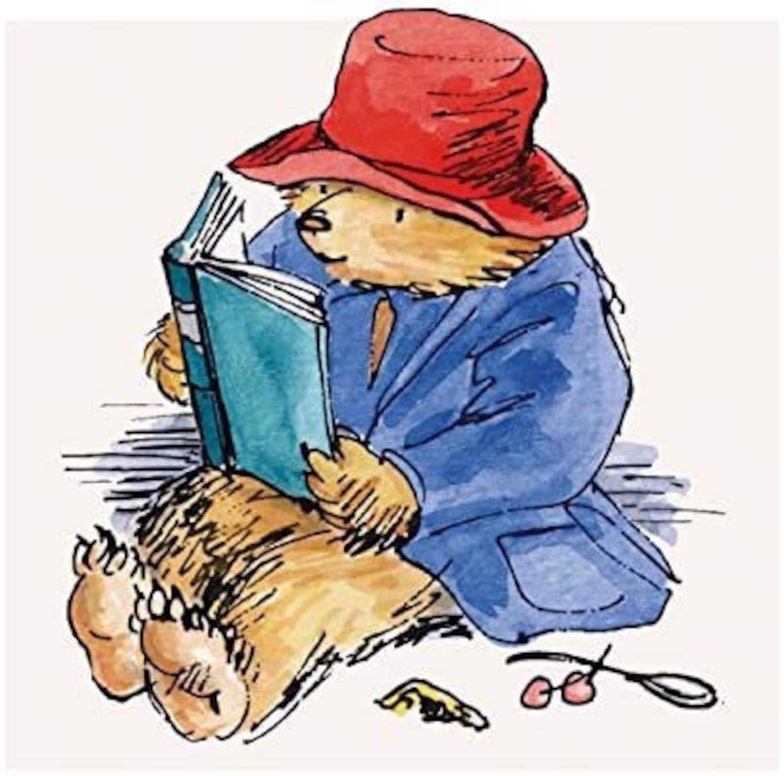 Paddington Bear Reading - Greeting Card - Choose Son, Grandson, Bear ...