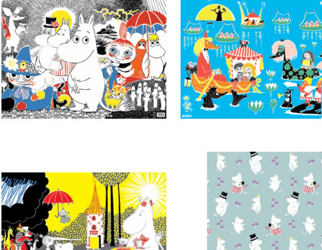 Moomin 1 Folded Sheet Gift Wrap Wrapping Paper Mama & - Etsy.de