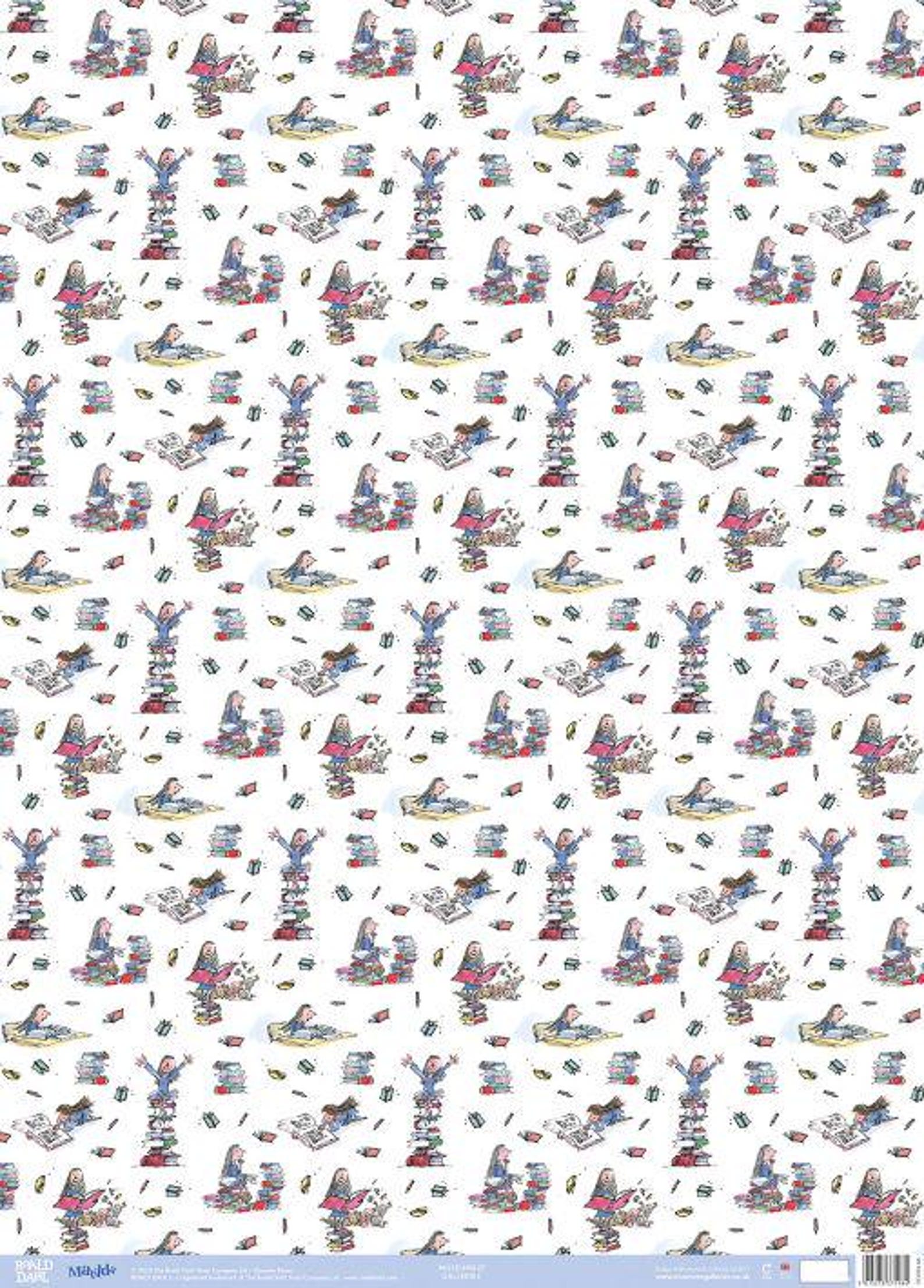Matilda - 1 Folded Sheet of Wrapping Paper - Gift Wrap - Etsy