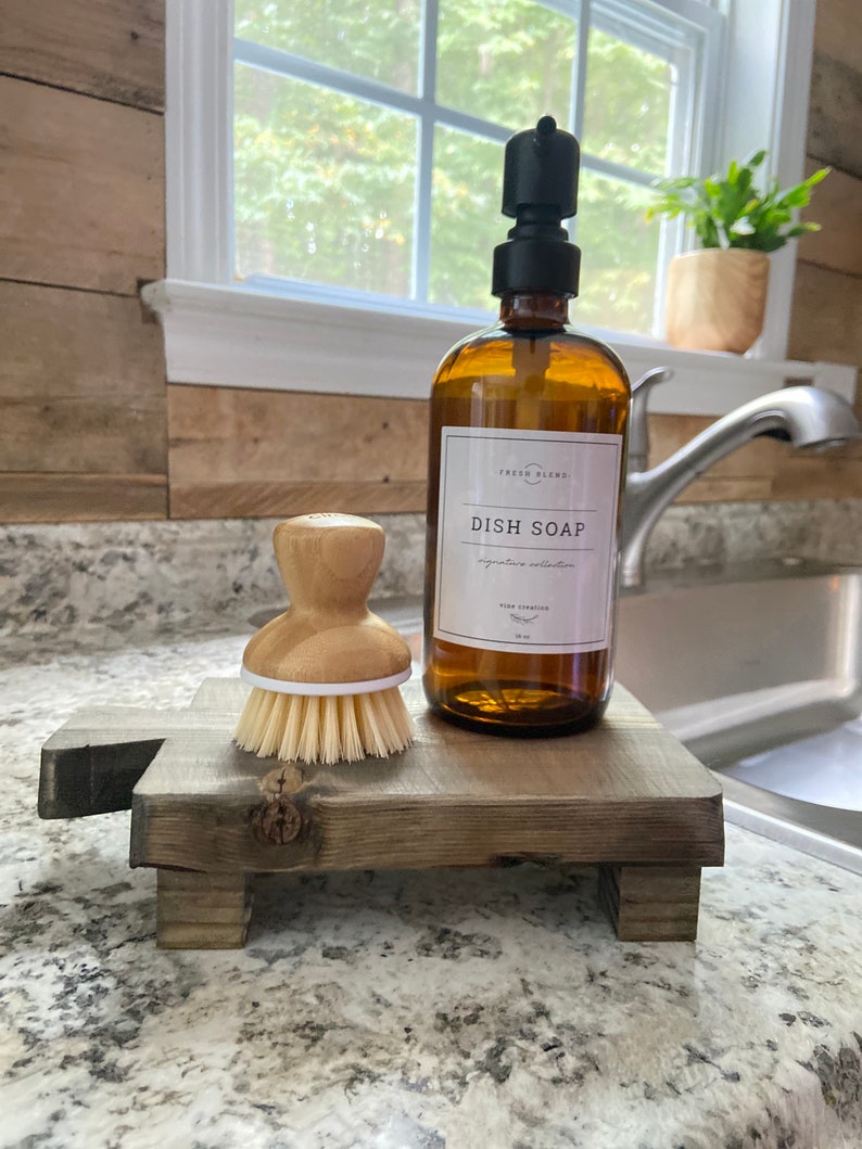 Sink Riser Tray Soap Stand Wood Riser Kitchen Tray - Etsy