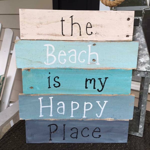 Beach Pallet Signs - Etsy