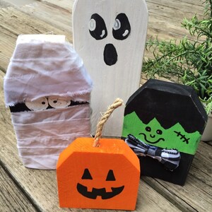 Halloween Tiered Tray Bundle Ghost Decor Mummy Decor Pumpkin Decor ...