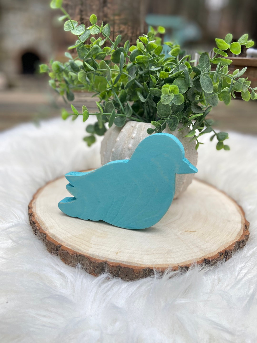 Wooden Bird | Wooden Cutout Bird| Spring Decor | Spring Tiered Tray ...