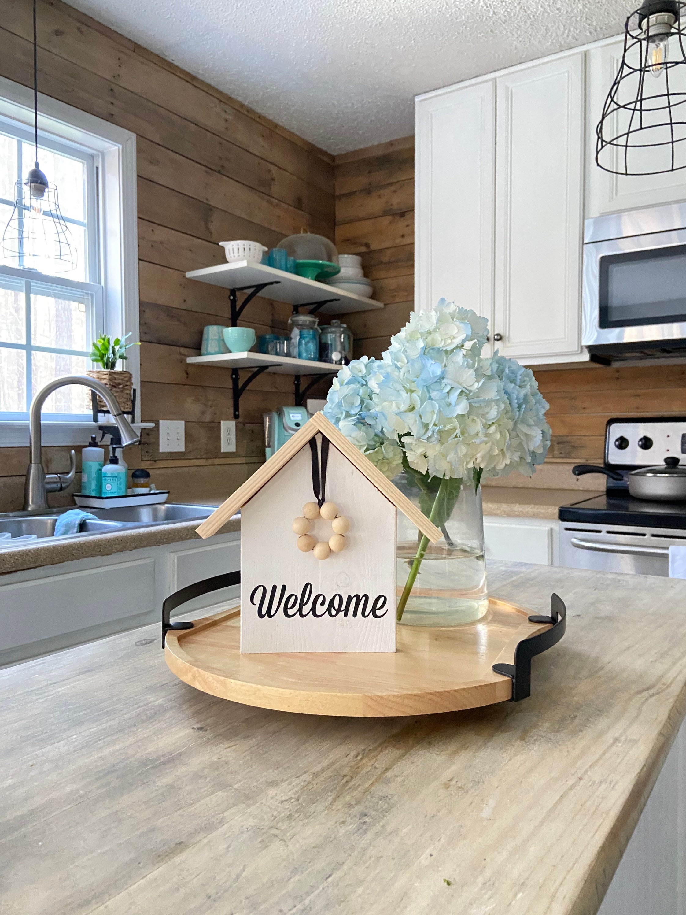 Wooden Farm House Welcome Home Farmhouse Decor Spring - Etsy