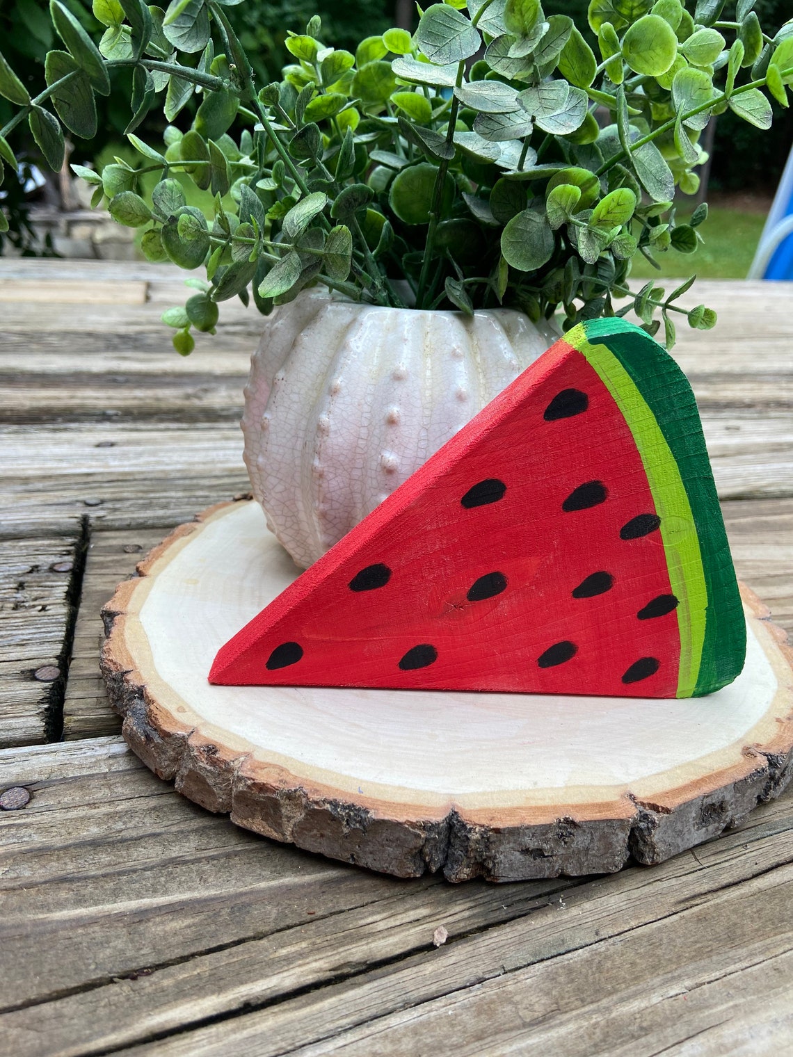Watermelon Decor Watermelon Slice Summer Decor Watermelon - Etsy