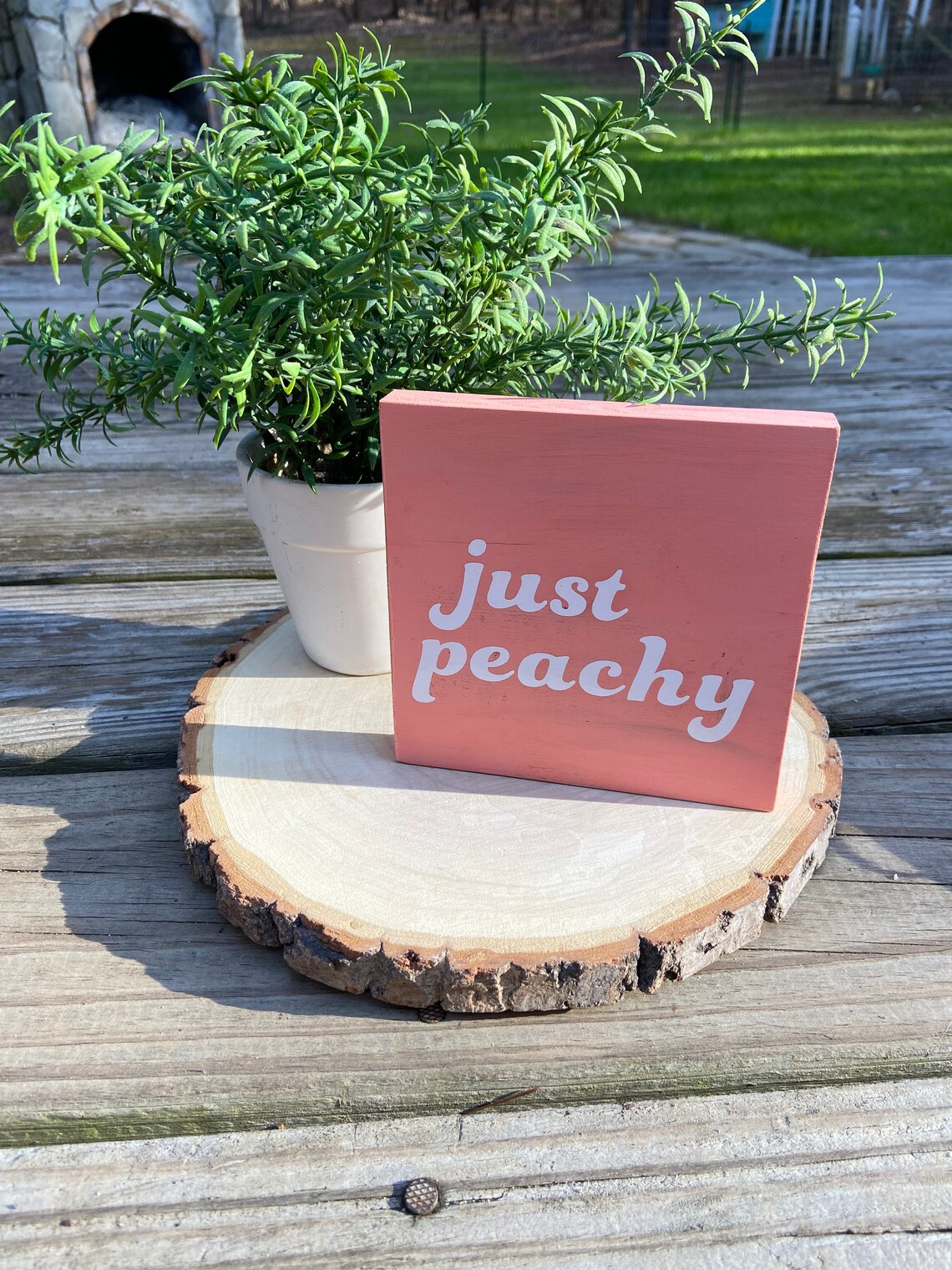 Summer Tiered Tray Decor Peaches Decor Peach Book Stack - Etsy