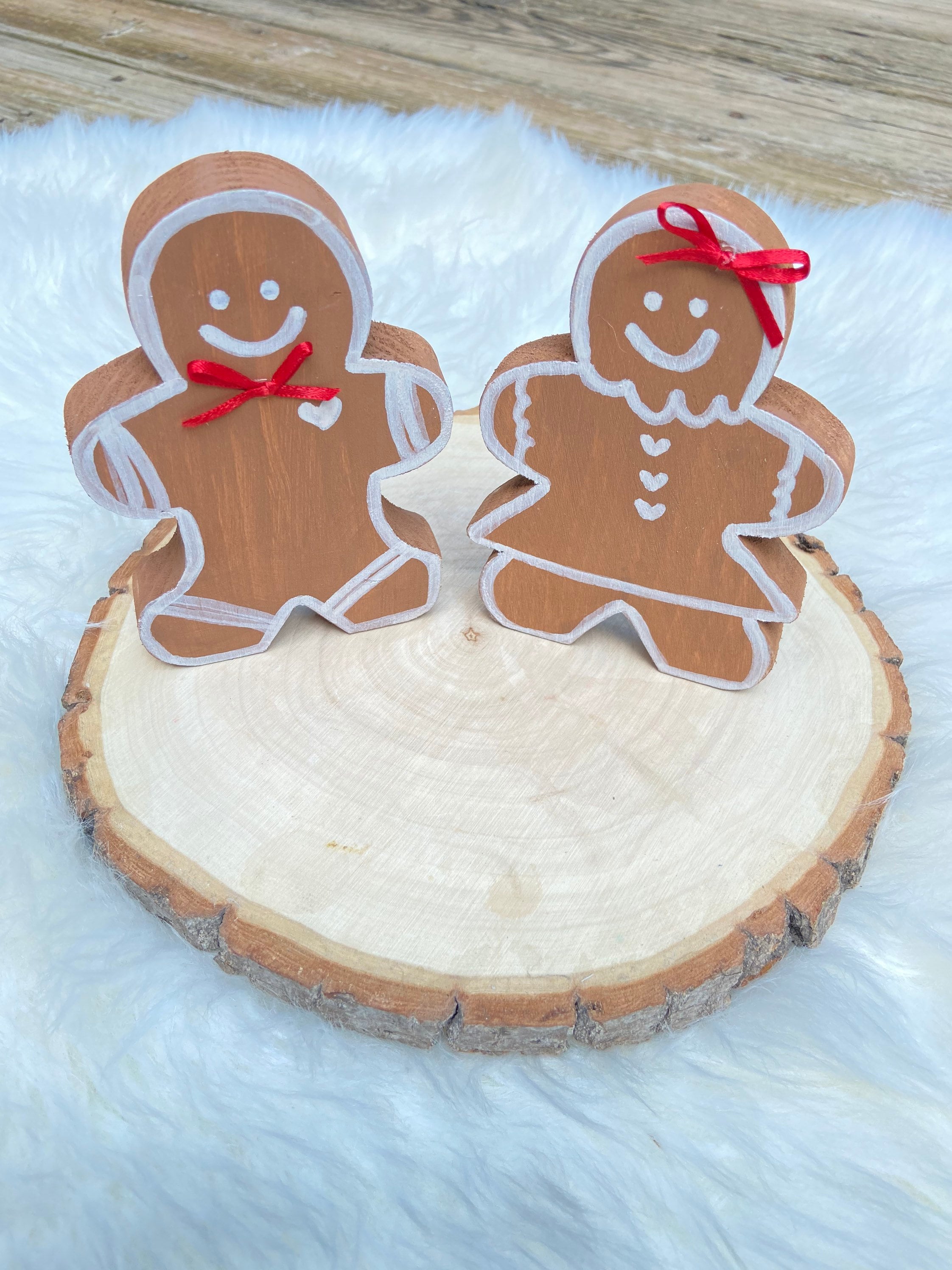 Wooden Gingerbread House Gingerbread Tiered Tray Decor - Etsy