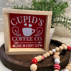 Valentines Day Decor | Coffee Bar Sign | Valentines Day Coffee Bar ...