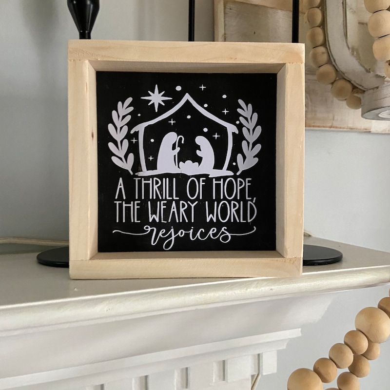 6x6 Wood Sign - Etsy