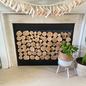 Christmas Advent Calendar Garland Countdown to Christmas Garland Boho ...