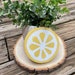 Wood Lemon Slice Lemon Tiered Tray Decor Wooden Lemon - Etsy