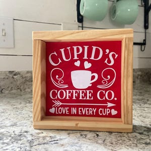 Valentines Day Decor | Coffee Bar Sign | Valentines Day Coffee Bar ...