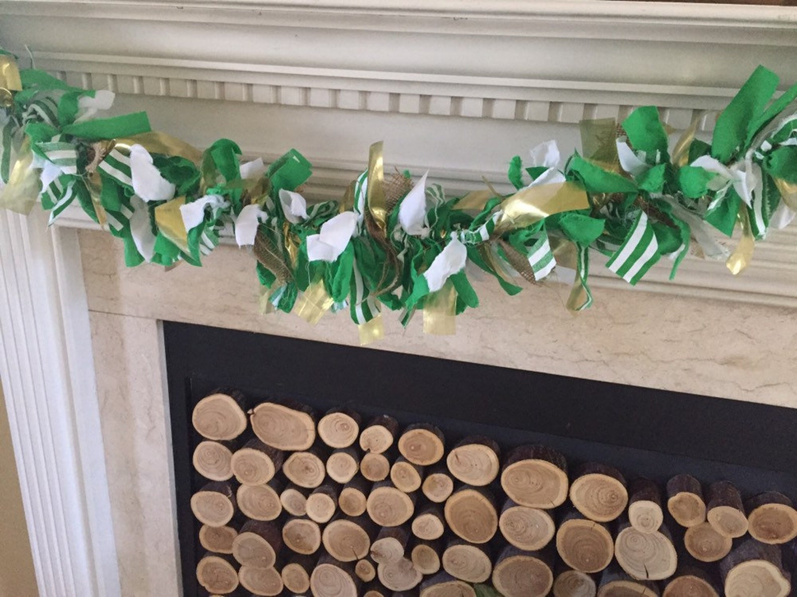St. Patrick’s Day Rag Garland | Saint Patty’s Day Decor | St. Patrick’s ...