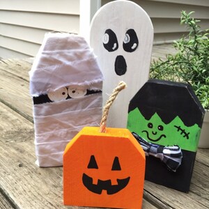 Halloween Tiered Tray Bundle Ghost Decor Mummy Decor Pumpkin Decor ...