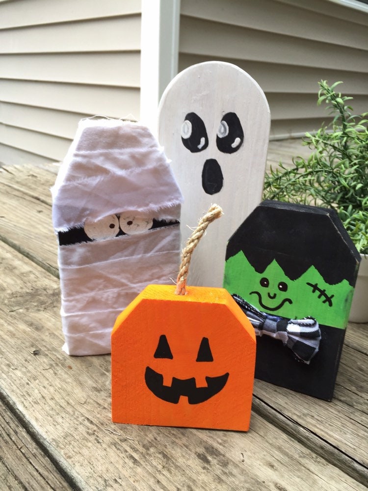 Halloween Tiered Tray Bundle Ghost Decor Mummy Decor | Etsy