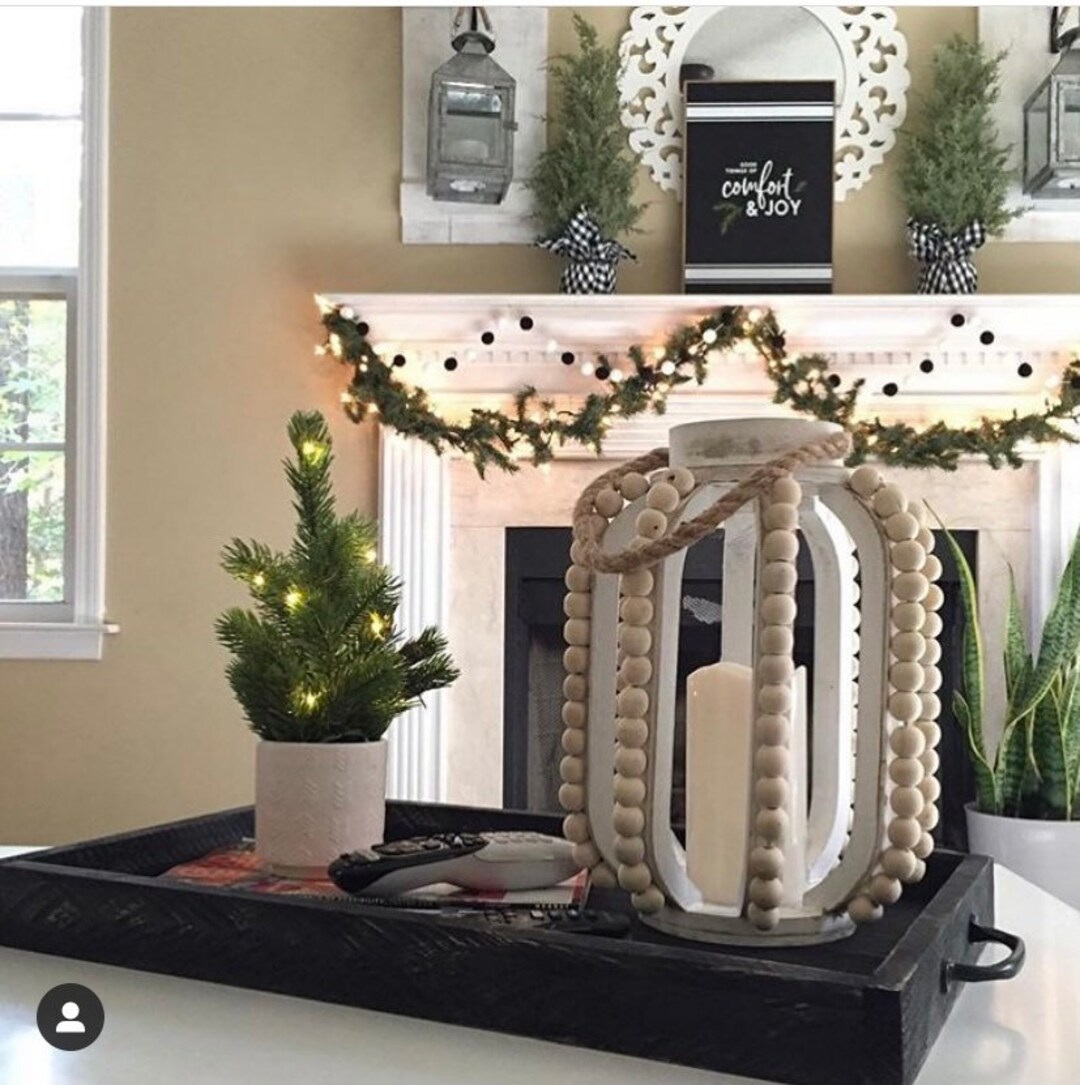 Black Farmhouse Coffee Table Tray Coffee Table Tray - Etsy