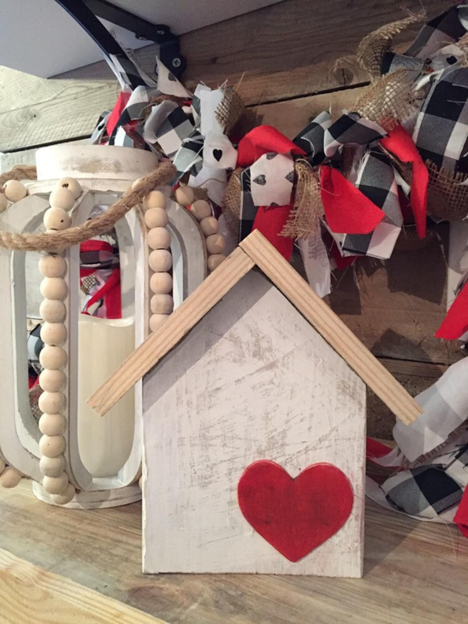 Valentines Day Decor Love Shack Valentines Day House V - Etsy