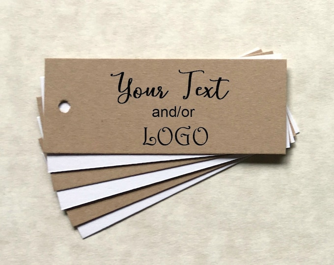 Kraft Tags, Long Tags, Rectangle Tags, Label Tags, Cardstock Tags, 4 ...