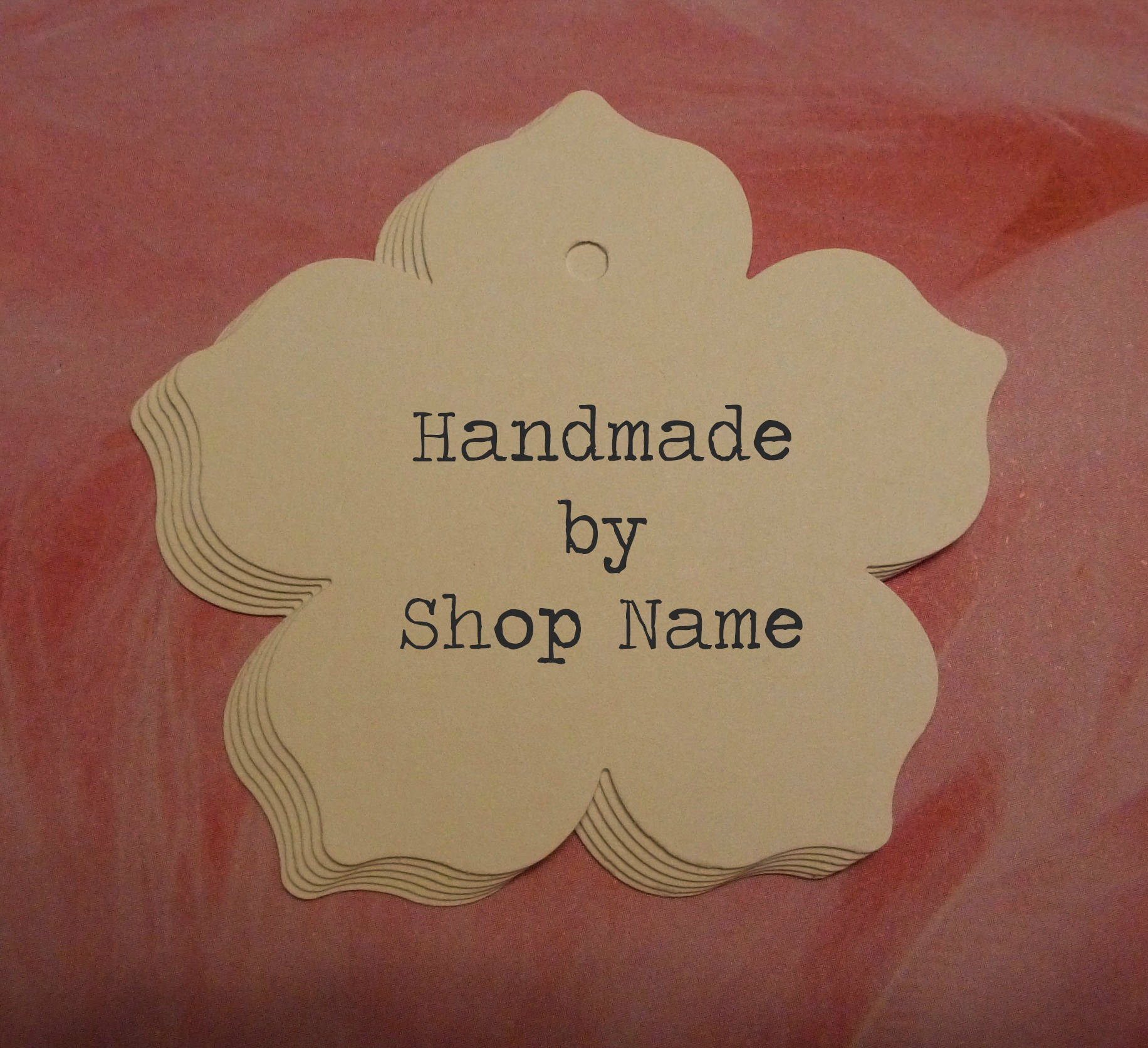Large 2"x 2.5" Flower Tags With Twine Ties . Clothing Prices, Gifts ...