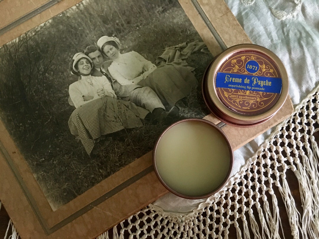 Creme De Psyche Lip Pomade, Natural Lip Balm, Victorian Historical ...