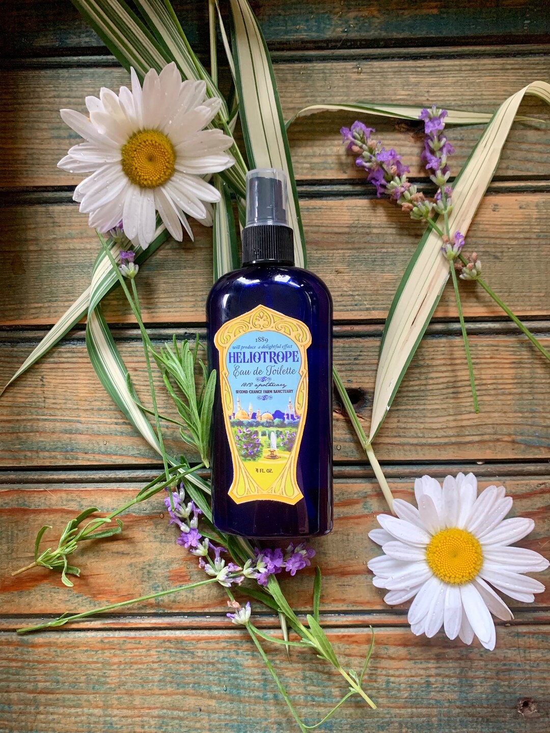 Heliotrope Toilette Water 1889 Victorian Perfume, Vegan Natural ...