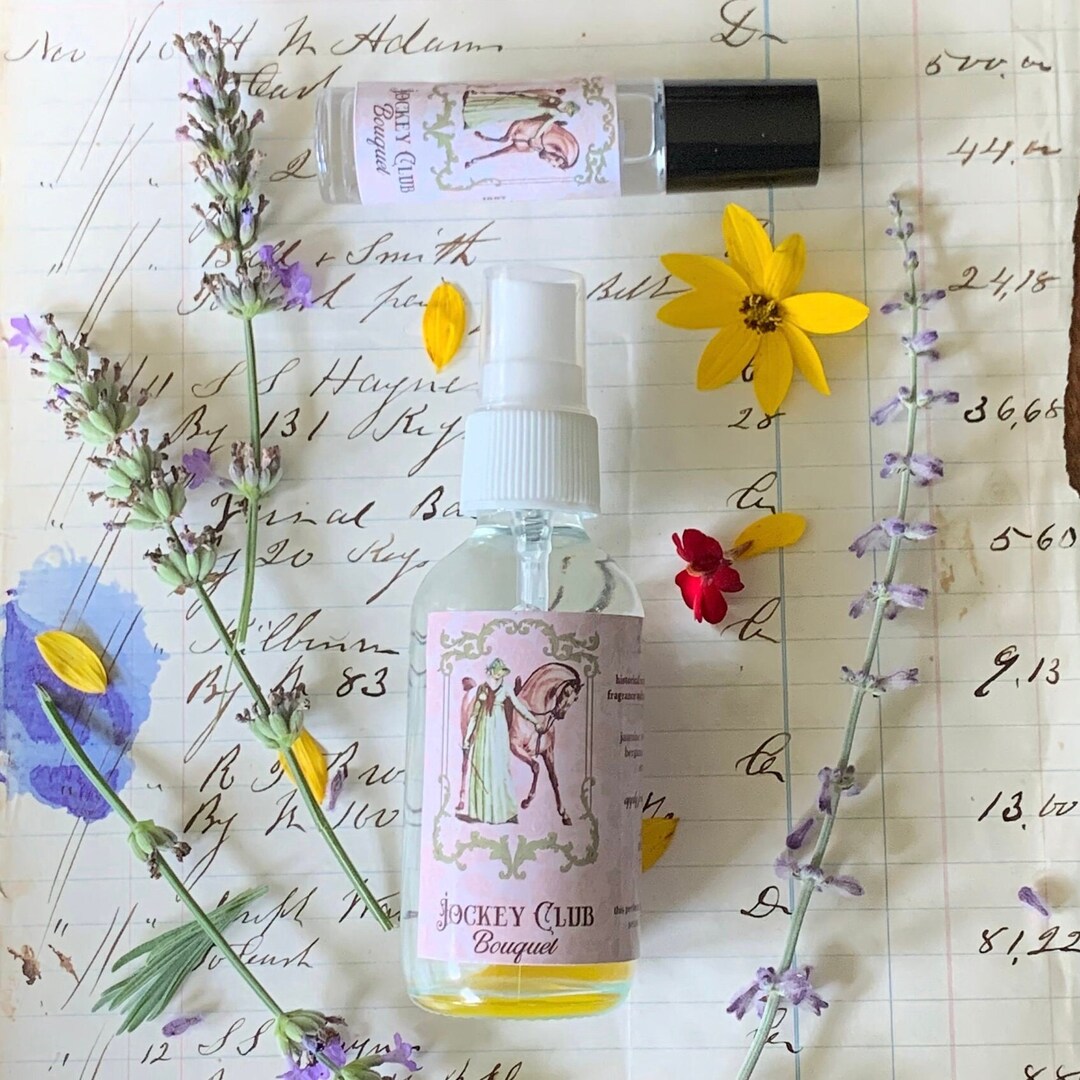 Jockey Club Bouquet 1887 Victorian Handmade Perfume, Vegan, Natural ...