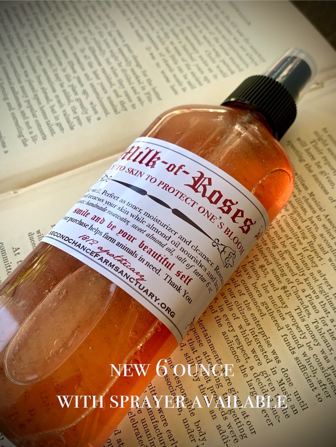 Milk of Roses 1811 Victorian Recipe, Rose Face Toner, 18th Century ...