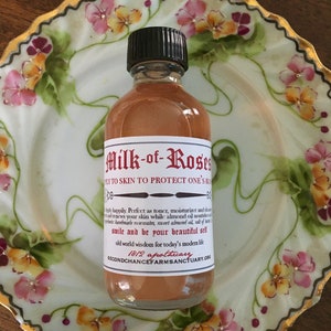 Milk of Roses, 1811 Victorian Recipe, Rose Face Toner, Makeup Remover ...