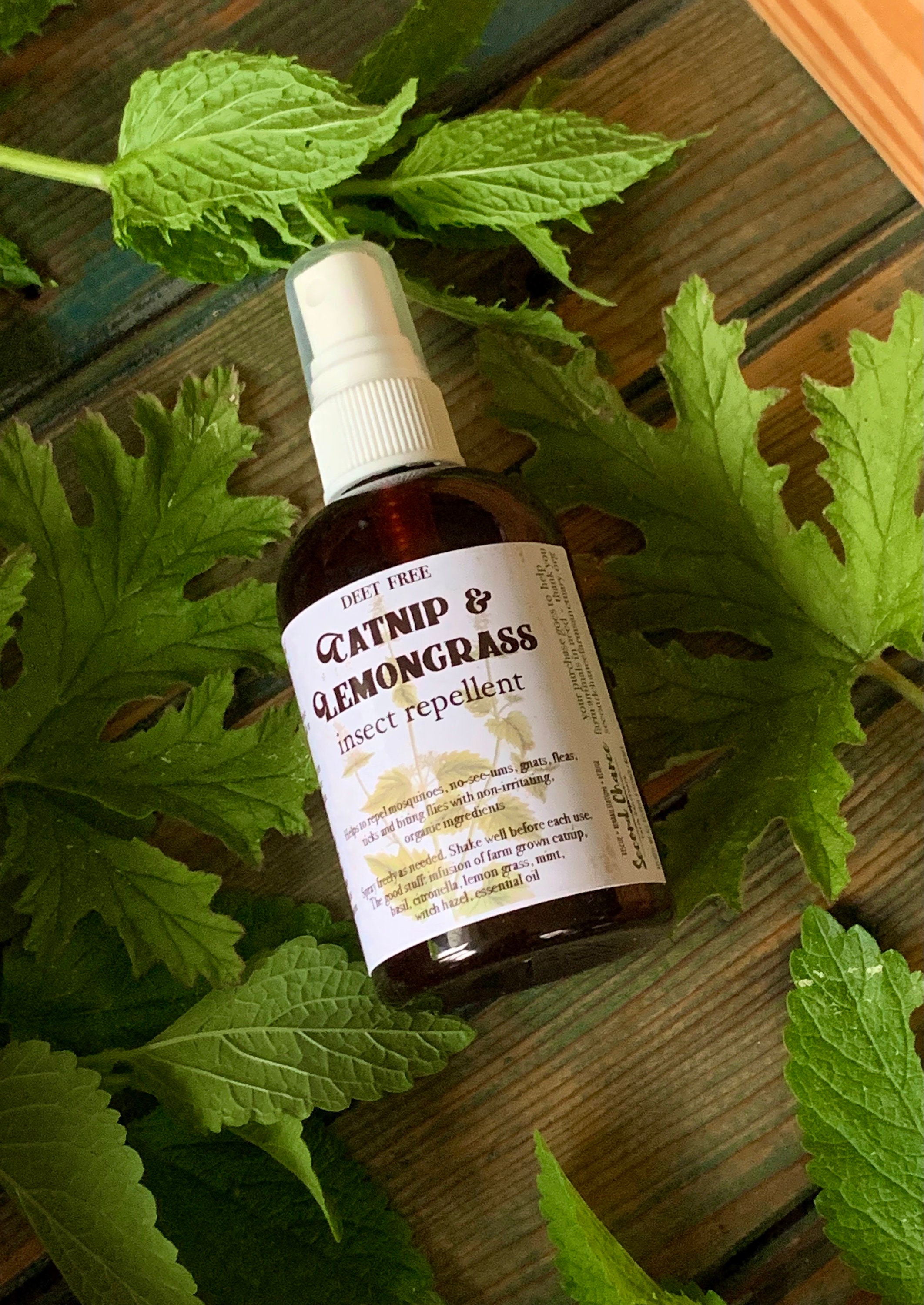 Catnip Lemon Grass Citronella Natural Insect Repellent DEET Free Effective Mosquito Repellent Farm Grown Ingredients Vegan Alcohol Free Etsy UK