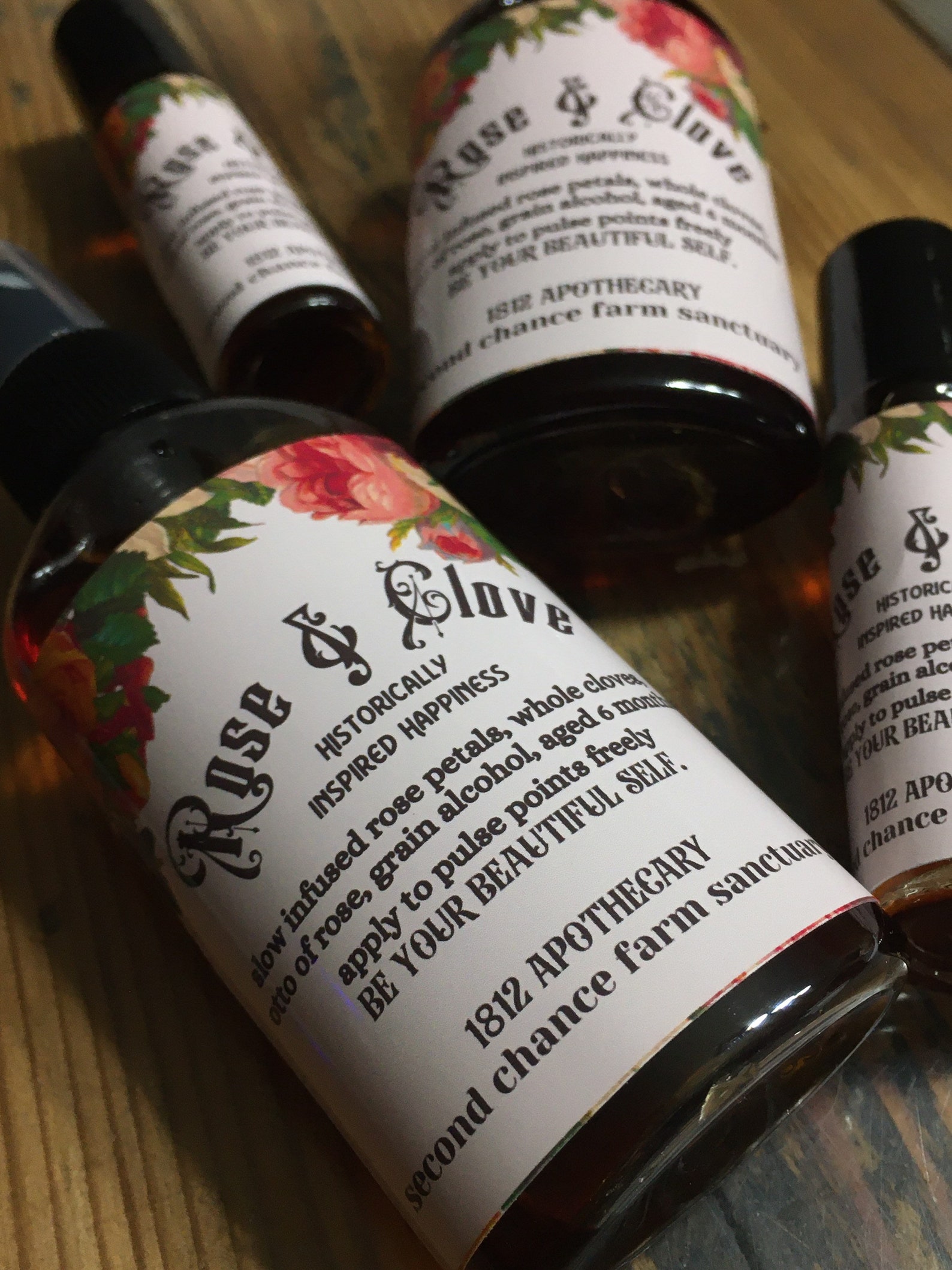 Rose & Clove Perfume, Historically Inspired Victorian Fragrance, Unisex ...