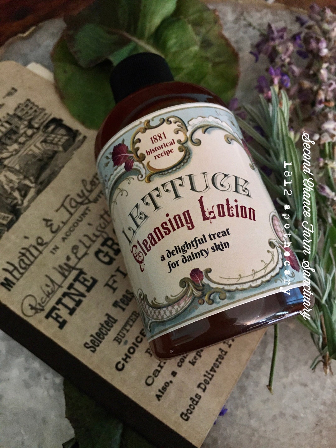 Lettuce Lotion 1881 Victorian Recipe, Facial Toner, Victorian Makeup ...