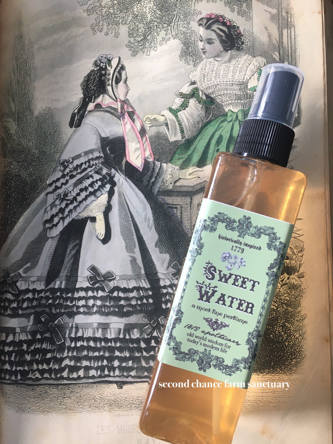Sweet Water 1779 Perfume, Historic Recipe, Floral Fragrance, Regency ...